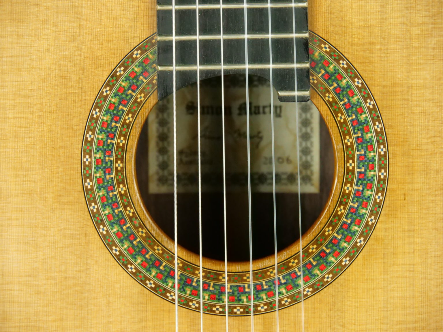 Simon Marty 2006 cedar – Australia – Classical concert guitar