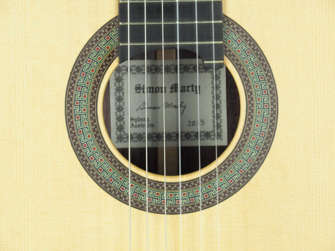Simon Marty 2013 spruce – Australia – Classical concert guitar